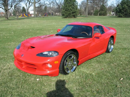 2001 Viper GTS Coupe Red/Cognac Leather, 6 Speed, Air, CD, V10 8.0 Liter!!