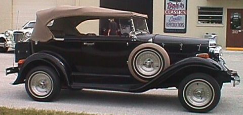1931 Model A Ford Phaeton-Replica-