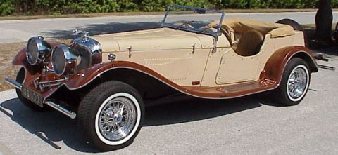 1937 Jaguar SS100 Replica