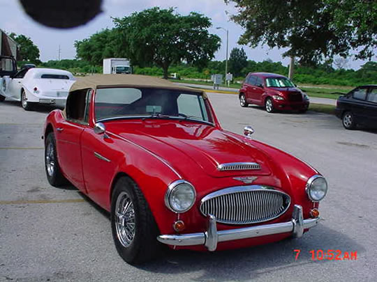1962 Austin Healey 3000 Replica "Saxon" Model 3.8 V6, 5 Speed, Red/Tan