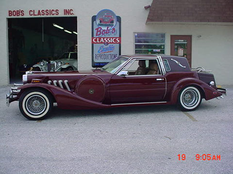 1987 Zimmer Golden Spirit Coupe!! burgundy/cream